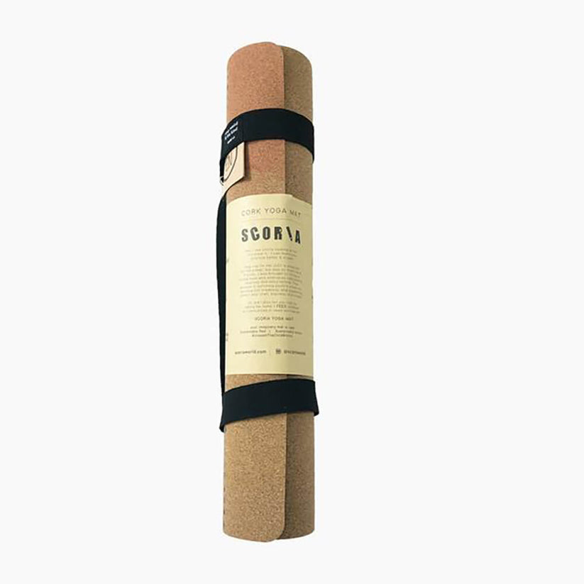 Chakras Cork Yoga Mat by Scoria | Natural Cork Yoga Mats | HowCork