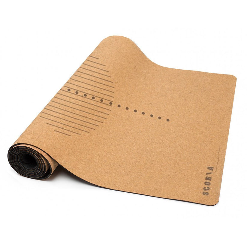 Revolve Cork Yoga Mat by Scoria | Natural Cork Yoga Mats | HowCork